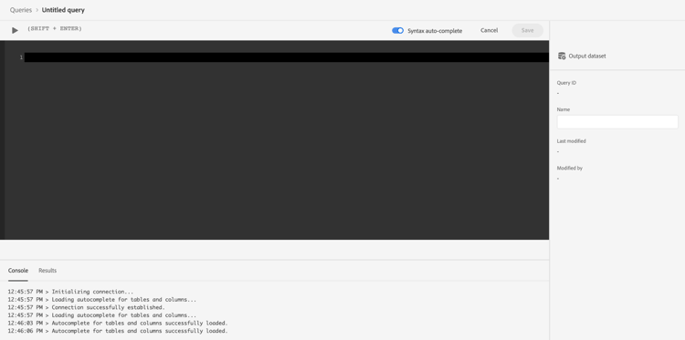 Query Service Ui Guide Adobe Experience Platform 