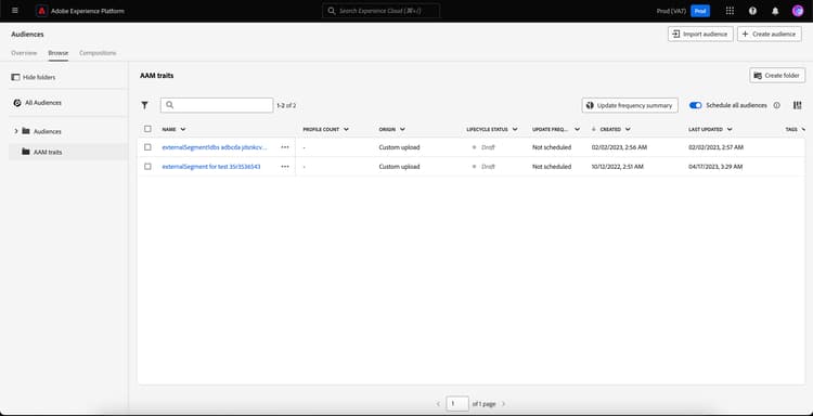 Segmentation Service UI Guide | Adobe Experience Platform