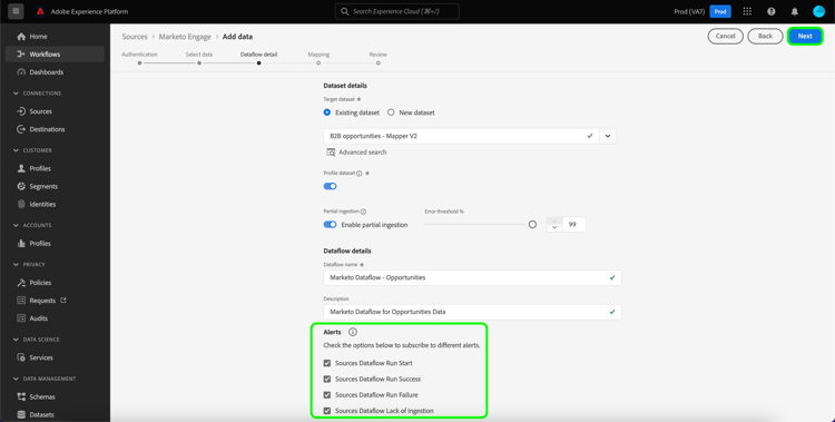 Create A Marketo Engage Source Connection And Dataflow In The Ui