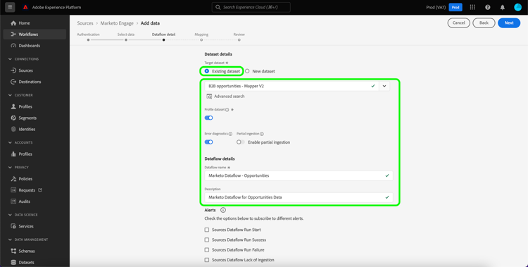 Create A Marketo Engage Source Connection And Dataflow In The Ui Adobe Experience Platform