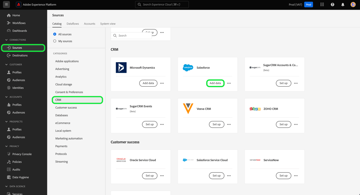 Connect Your Salesforce Account Using the Experience Platform User Interface | Adobe Experience ...