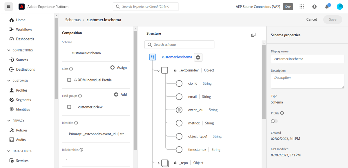 Create A Source Connection And Dataflow In The Ui Adobe Experience Platform