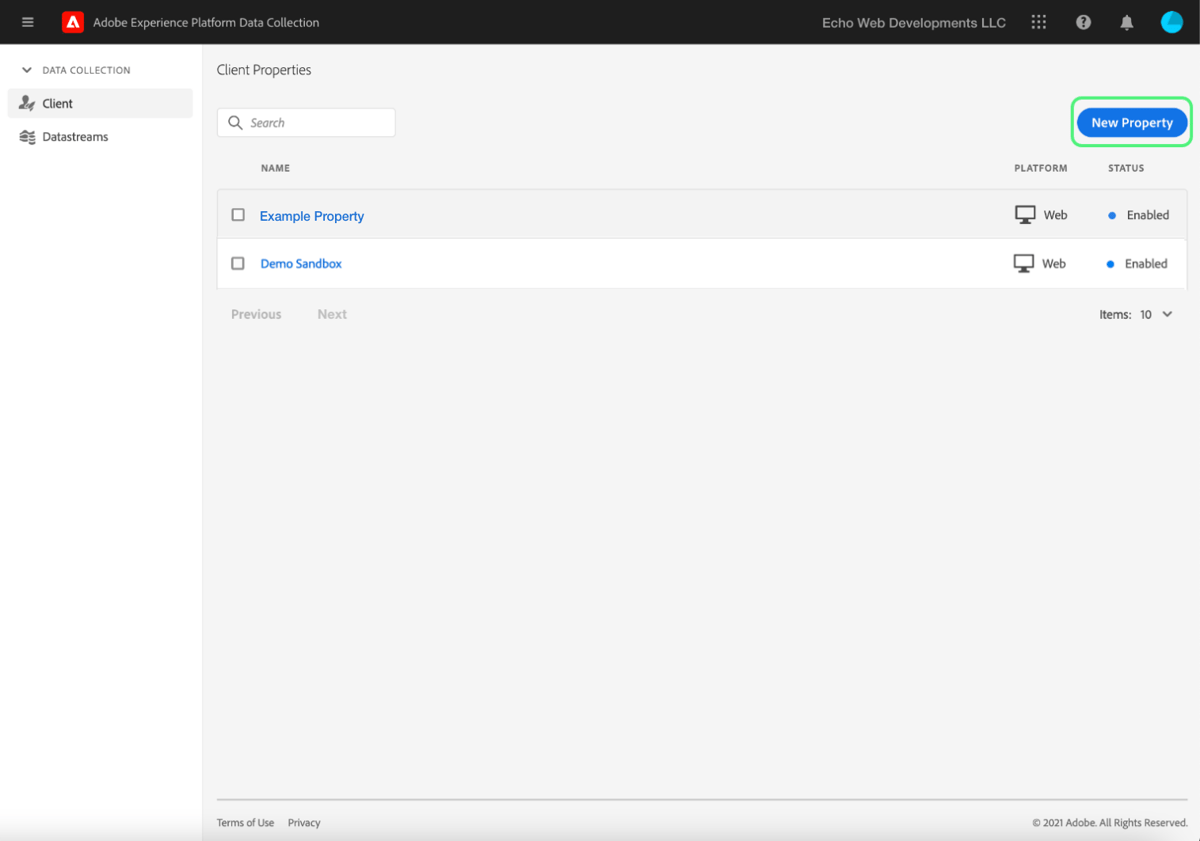 Upload and Implement End-to-End Testing for an Extension | Adobe Data ...