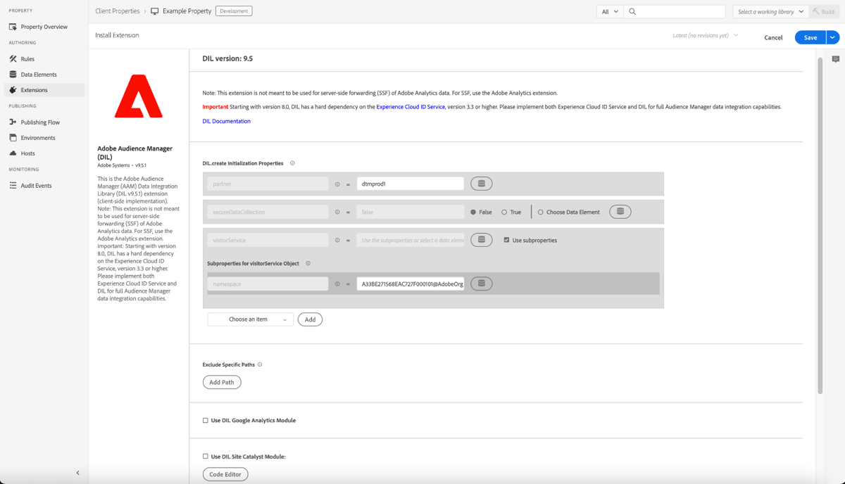 Adobe Audience Manager Extension Overview | Adobe Data Collection