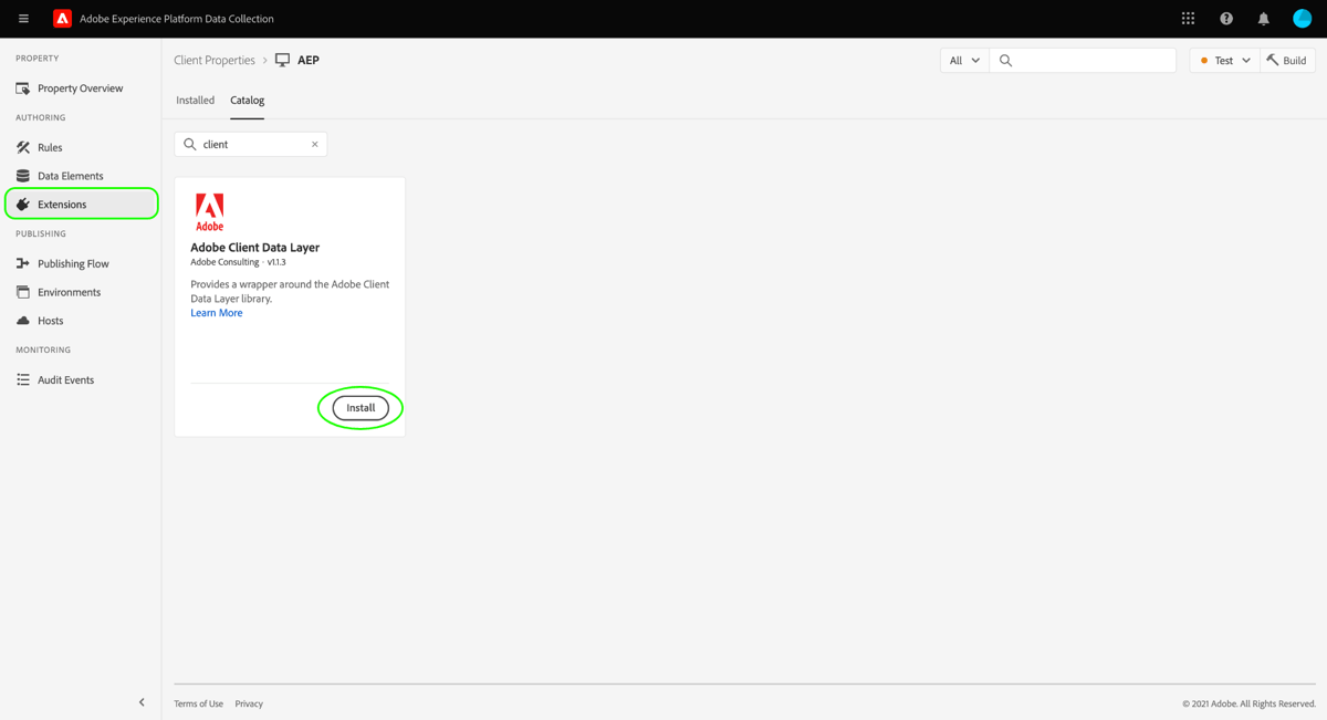 Adobe Client Data Layer Extension Adobe Data Collection