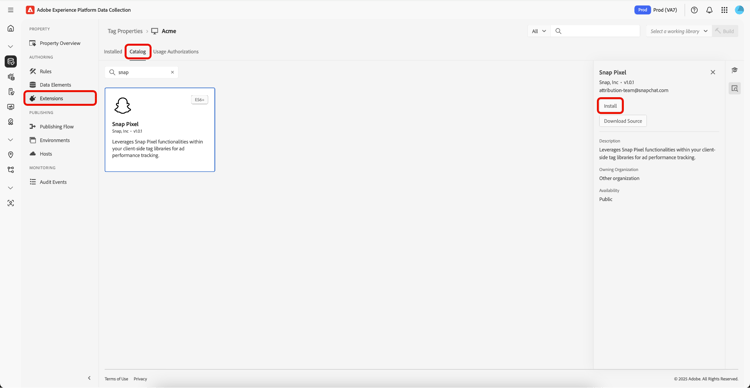 Snap Pixel Extension Overview | Adobe Data Collection