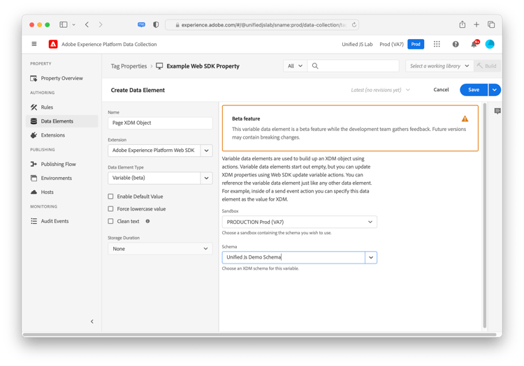 Data Element Types in the Adobe Experience Platform Web SDK Extension | Adobe Data Collection