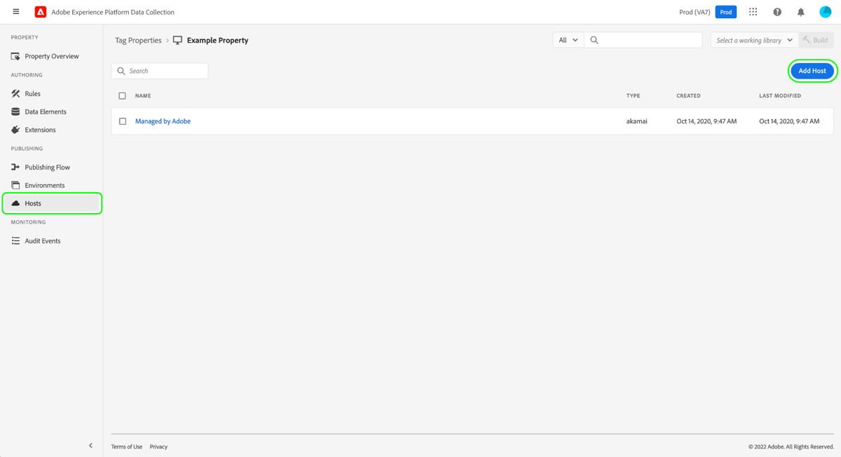 SFTP Hosts | Adobe Data Collection