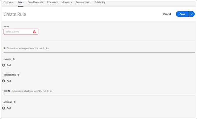 Rules | Adobe Data Collection