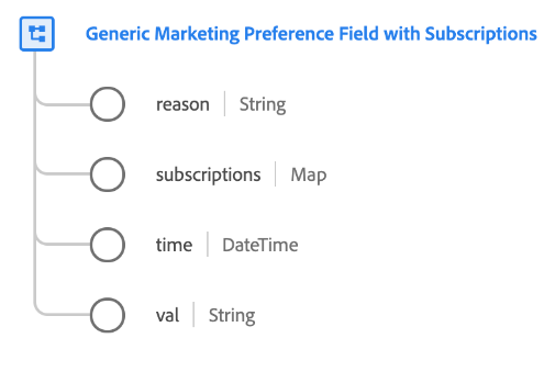 Generic Marketing Preference Field With Subscriptions Data Type | Adobe ...