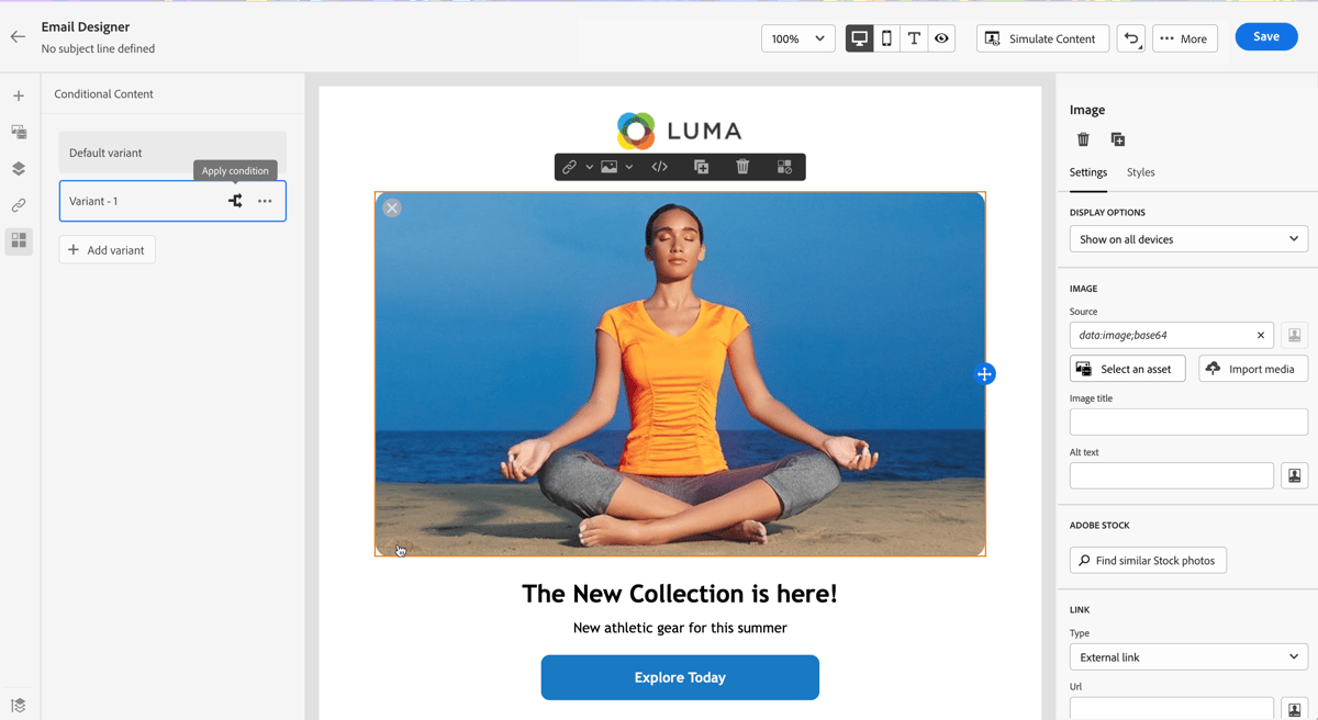 Create conditions | Adobe Journey Optimizer
