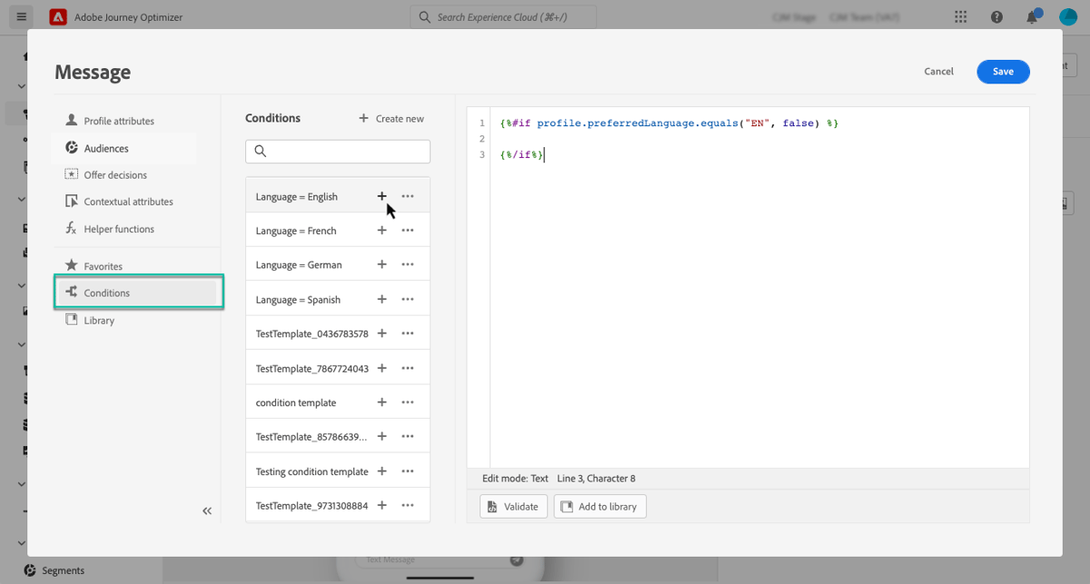 Create dynamic content | Adobe Journey Optimizer