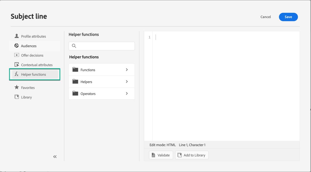 Get started with Helper functions | Adobe Journey Optimizer