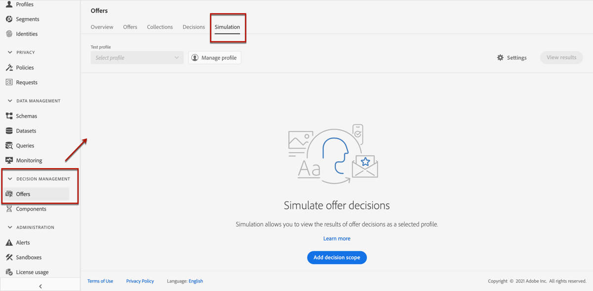 Create simulations | Adobe Journey Optimizer
