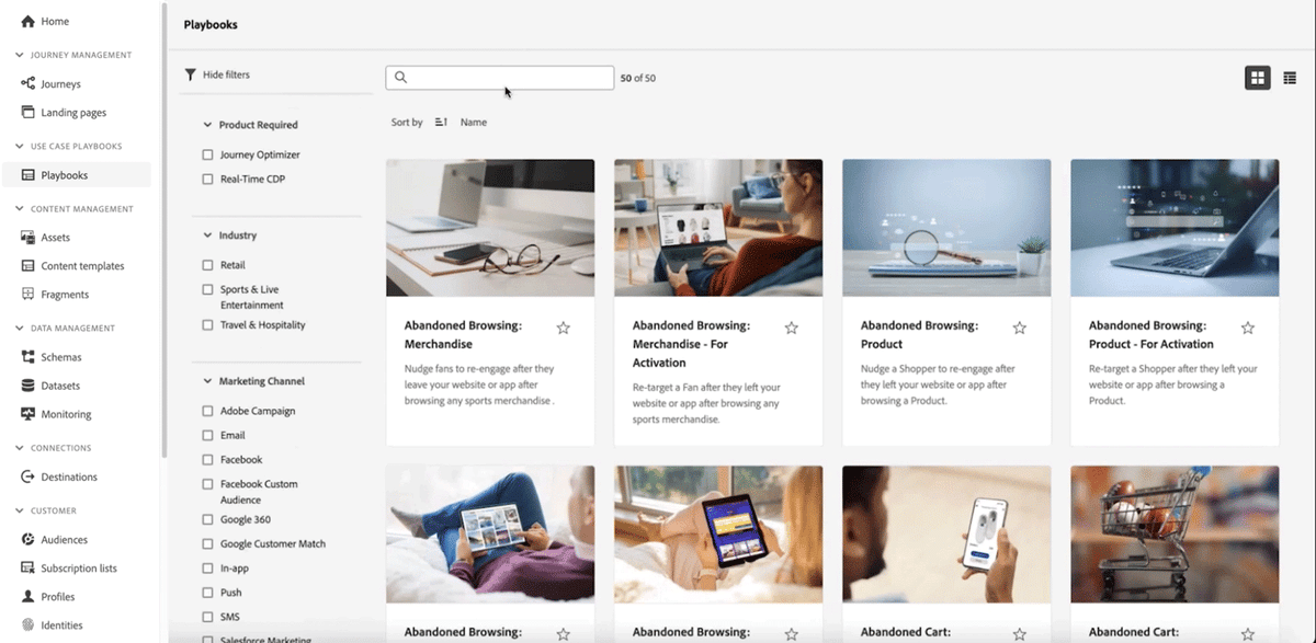 Use Case Playbooks | Adobe Journey Optimizer