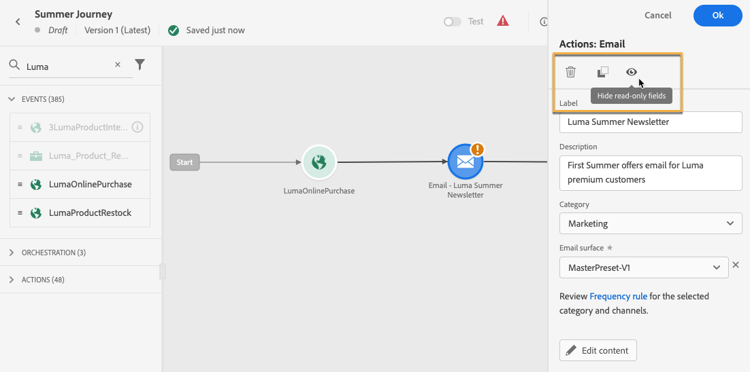 Get started with journey activities | Adobe Journey Optimizer