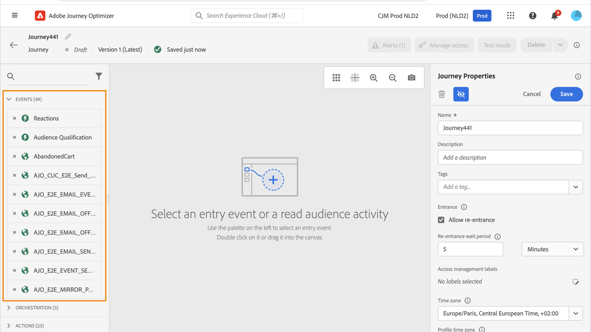 Get started with journey activities | Adobe Journey Optimizer