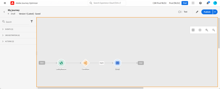 Design your journey | Adobe Journey Optimizer
