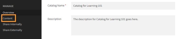 Catalogs | Adobe Learning Manager