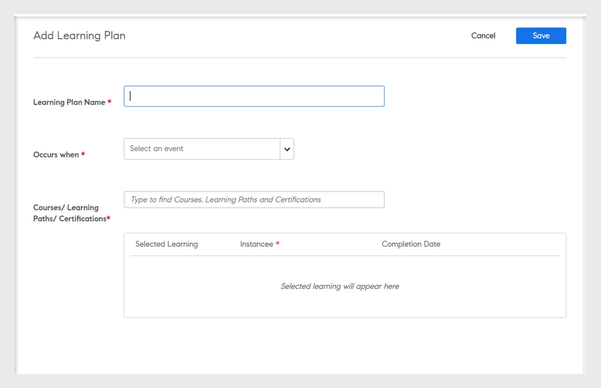 Learning plans | Adobe Learning Manager