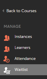 Waitlist & attendance management | Adobe Learning Manager