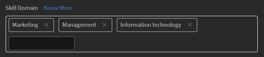 Map skill with skill domains | Adobe Learning Manager