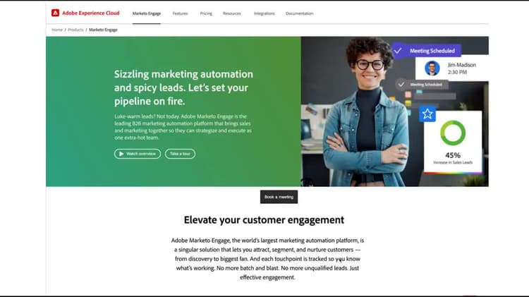 Conversational Landing Pages | Adobe Marketo Engage
