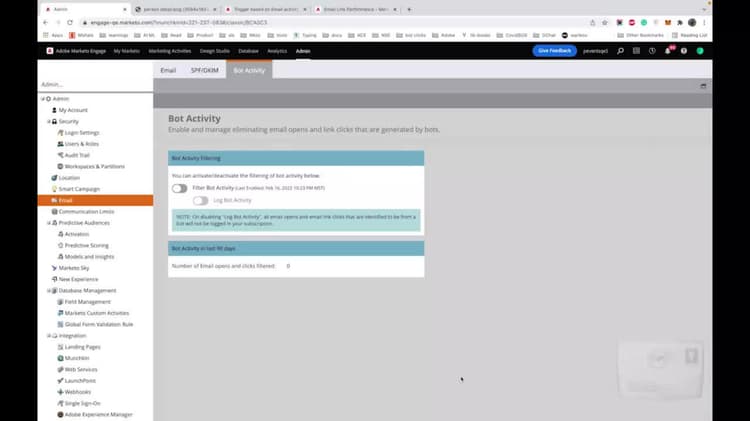 Filtering Email Bot Activities | Adobe Marketo Engage