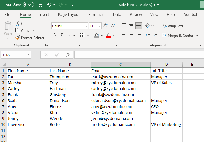 Import a List of People | Adobe Marketo Engage