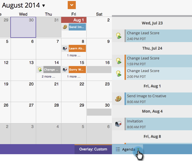 Creating Custom Overlays in Program Schedule View | Adobe Marketo Engage