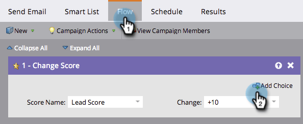 Use Add Choice in a Flow Step | Adobe Marketo Engage
