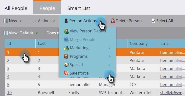 Delete Person from SFDC | Adobe Marketo Engage