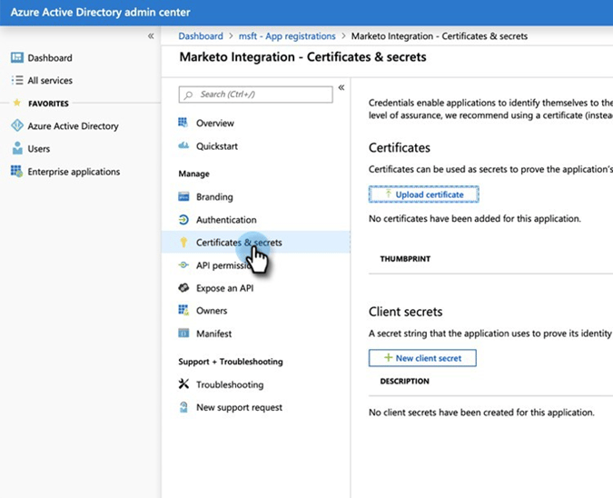 Step 2 of 3 - Set up the Marketo Solution with Server to Server Connection | Adobe Marketo Engage