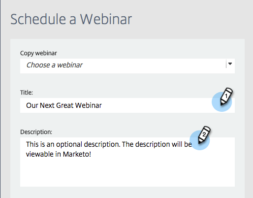 Create an Event with GotoWebinar | Adobe Marketo Engage