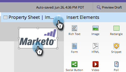Add a Link to a Free-Form Landing Page Image | Adobe Marketo Engage