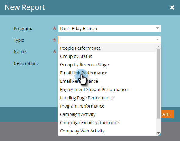 Email Link Performance Report | Adobe Marketo Engage