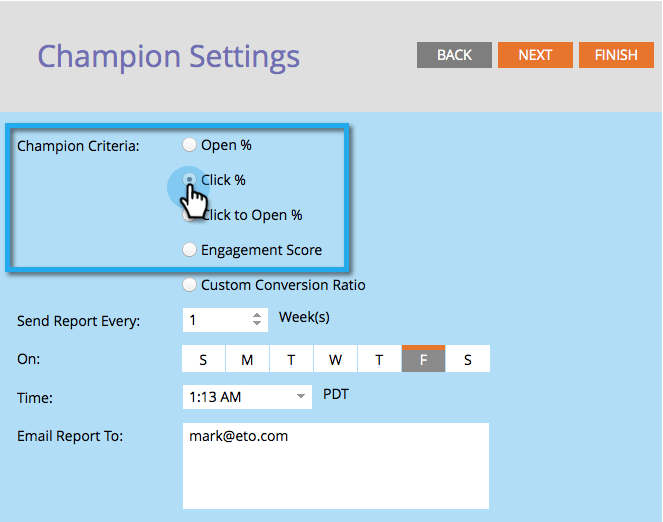 Champion/Challenger -Define Champion Criteria | Adobe Marketo Engage