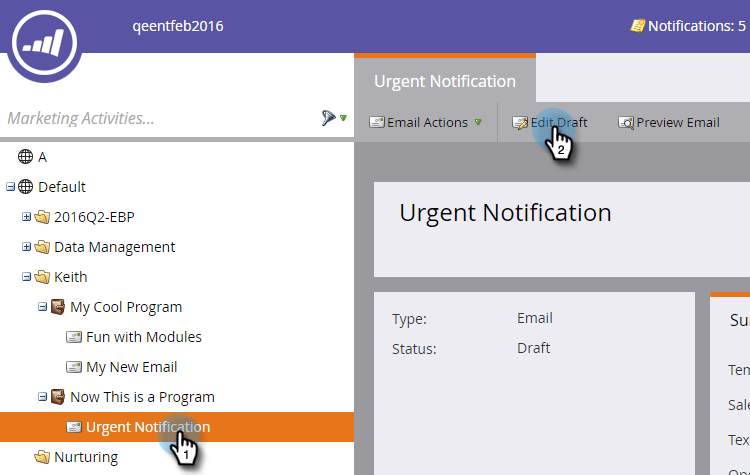 Make an Email Operational | Adobe Marketo Engage