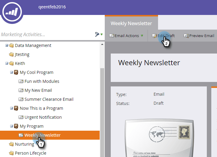 Add An Email Script Token To Your Email Adobe Marketo Engage