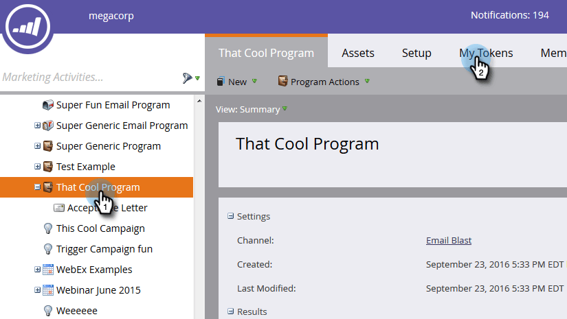Using URLs in My Tokens | Adobe Marketo Engage