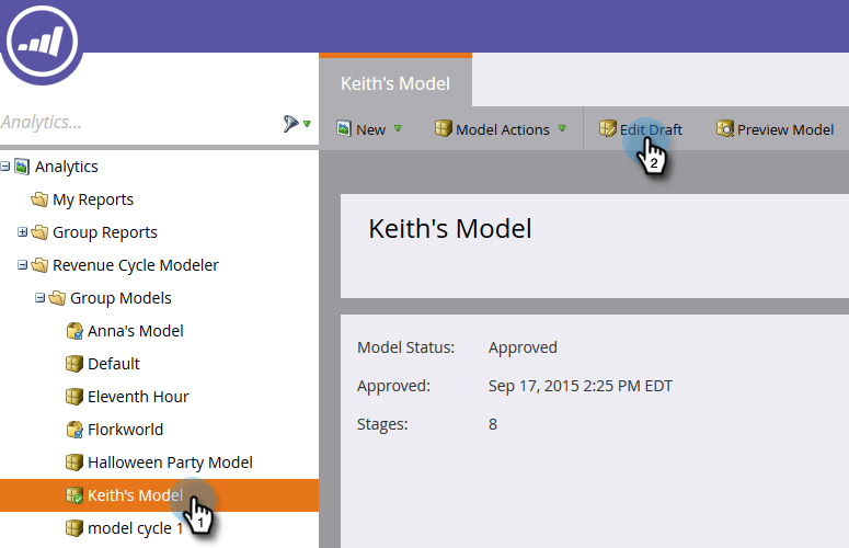Editing Your Approved Model | Adobe Marketo Engage