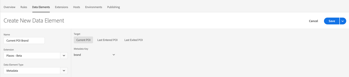 Define data elements | Adobe Data Collection