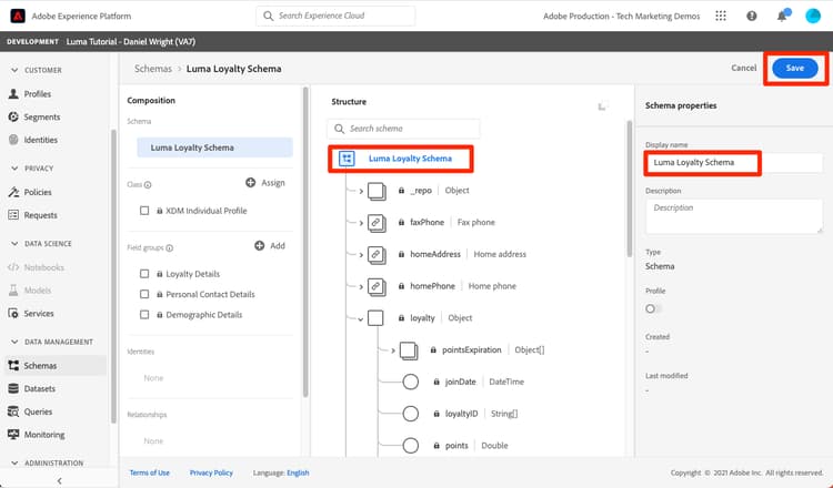 Model data in schemas | Adobe Experience Platform