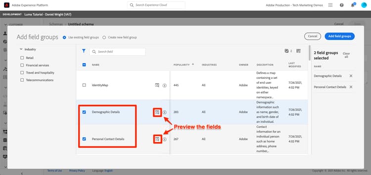 Model data in schemas | Adobe Experience Platform