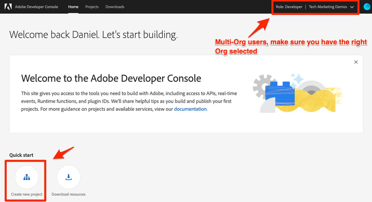 Set up Developer Console and Postman | Adobe Experience Platform