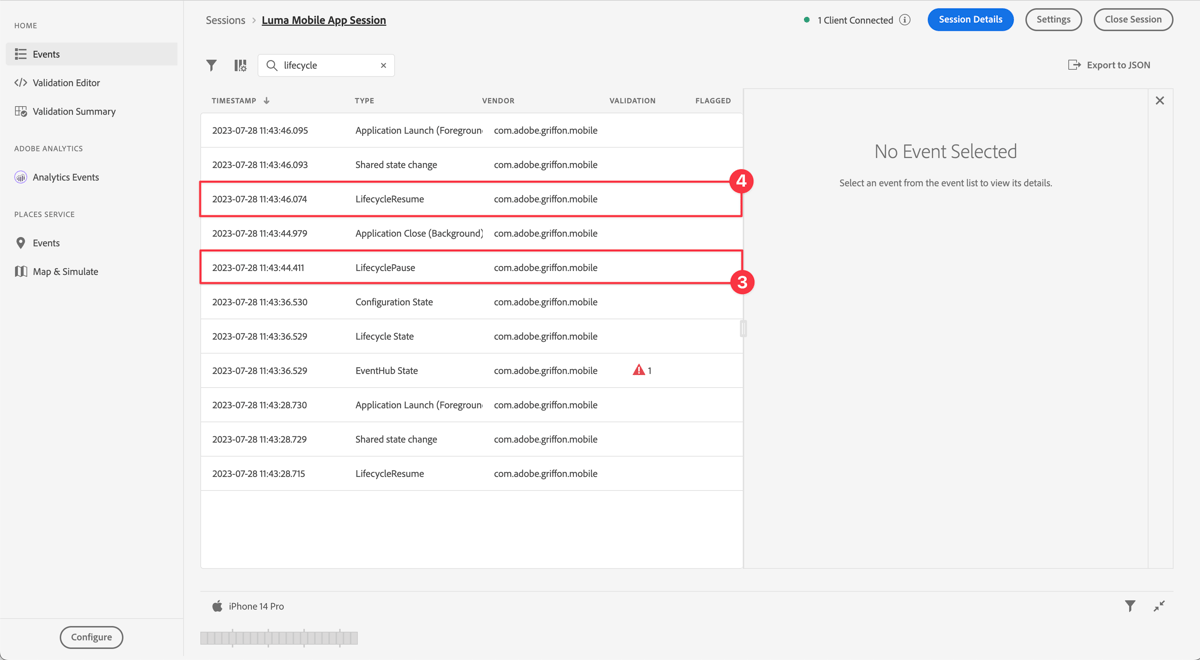 Collect lifecycle data with Platform Mobile SDK | Adobe Data Collection Collect lifecycle data with Platform Mobile SDK | Adobe Data Collection