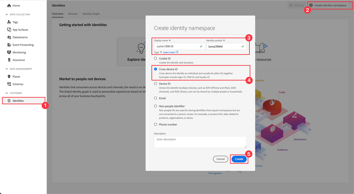 Collect identity data in a mobile app with Mobile SDK | Adobe Data Collection