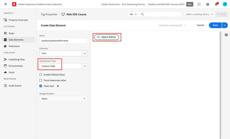 Set Up Adobe Analytics Using Experience Platform Web Sdk Adobe Data