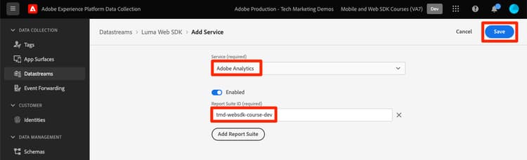 Set Up Adobe Analytics Using Experience Platform Web Sdk Adobe Data
