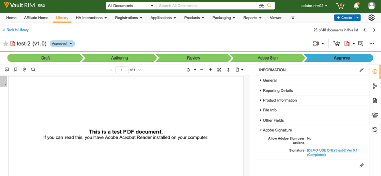 Veeva Vault Installation Guide | Adobe Acrobat Sign